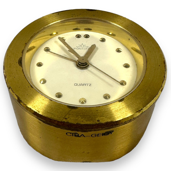 Pontifa | Other | Vintage Portifa Cibageigy Porthole Style Alarm Clock ...